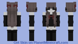 red bows skin Minecraft Skin