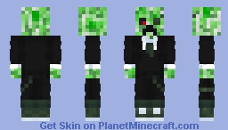 Evil Creeper Minecraft Skin