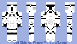 clone trooper phase 1 Minecraft Skin