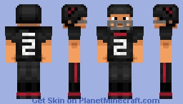 NFL Football Player - Atlanta Falcons (Home) Minecraft Skin