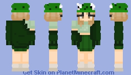 Nihachu Green Geckos MCC21 Minecraft Skin