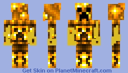 Gold creeper Minecraft Skin