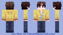 yellow jacket Minecraft Skin