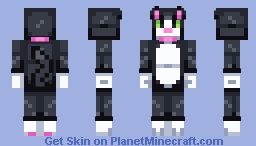 Hive Style Tuxedo Cat Minecraft Skin
