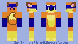 Swiper the Fox Minecraft Skin