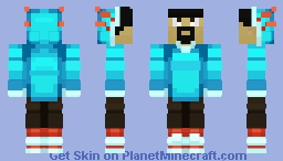 Antvenom’s Mcc 31 Aqua Axolotls Skin Minecraft Skin