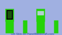 Lime crewmate Minecraft Skin