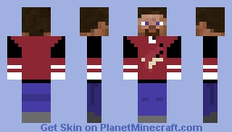 Arizona Coyotes Away Jersey 2015-2017 Minecraft Skin