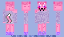 Pink Cat Minecraft Skin
