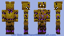 springtrap v9 (custom model) Minecraft Skin