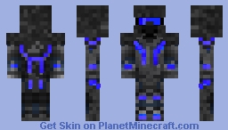 New Times, New Skins-Blue Fire Minecraft Skin