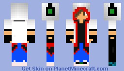 Neon Blue Minecraft Skin