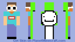 Dream And George Combined Skin Minecraft Skin