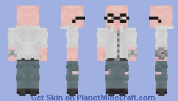 Bald man Minecraft Skin