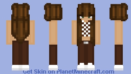 Checkered Girl Minecraft Skin