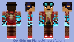 Steampunk with superpowers Minecraft Skin