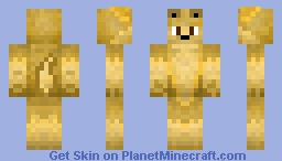 Golden wolf Minecraft Skin