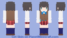 [Heaven Burns Red] Aoi Erika (蒼井 繪梨花) | ᗜᴗᗜ Minecraft Skin