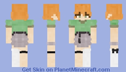 Alex femboy Minecraft Skin