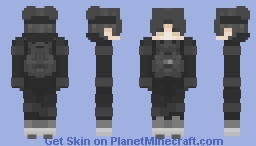 Cool Grey Minecraft Skin