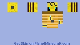 Unfinished Bee Minecraft Skin