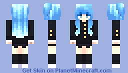 Blue Hair / Hatsune Miku Minecraft Skin