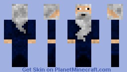 Blue Wizard (Moving Eyes) Minecraft Skin
