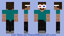 3D Glasses Minecraft Skin