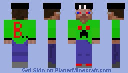 3D-steve Minecraft Skin