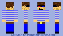 Men 3D Minecraft Skin