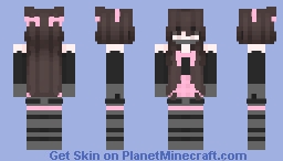 Gagged girl Minecraft Skin