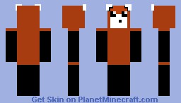 Red panda Minecraft Skin