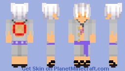 Gear 5 Luffy Minecraft Skin
