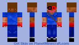 3D Glasses Boy Minecraft Skin