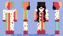 cute clown girl skin Minecraft Skin