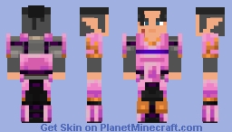 Unfinished Sakura Samurai Minecraft Skin