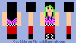 Epic Girl! (3D Hair!) Minecraft Skin