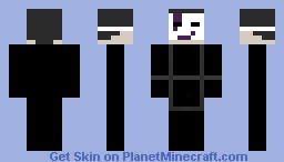 Hei from Darker than Black with mask looks better in 3D Minecraft Skin