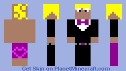 business in the front party in the back Minecraft Skin