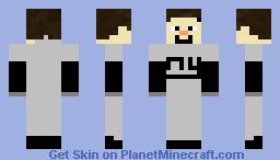 Silver and Black NY Skin Minecraft Skin