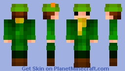 Moomin Series: Snufkin!! Minecraft Skin