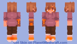 Red Tinted Iris Minecraft Skin