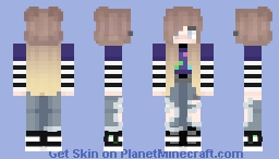 Helga finds a ghost Minecraft Skin