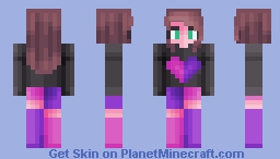 Magenta and violet -rce Minecraft Skin