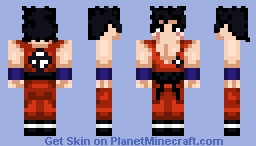 yamcha papercraft Minecraft Skin