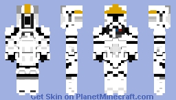 Clone Trooper pilot Minecraft Skin