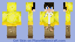 Yellow Hoodie Minecraft Skin
