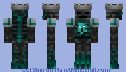 Wither Skeleton Sculk King Minecraft Skin
