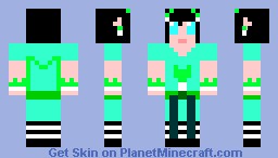 Miku Set Minecraft Skin
