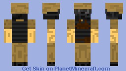 Desert Soldier Minecraft Skin